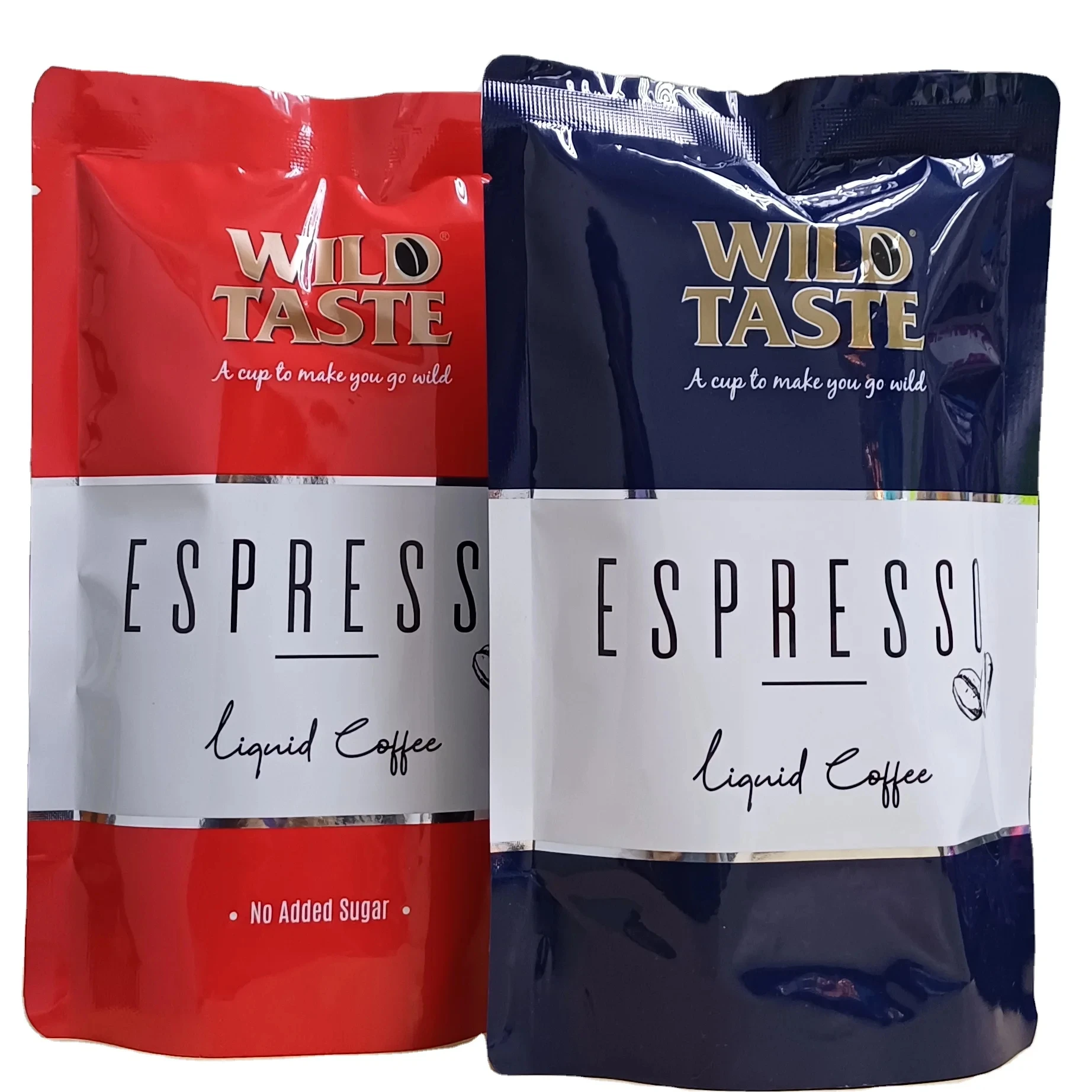 Premium Wild Taste Sugar-Free Instant Coffee 8 Sticks Mellow Flavor 0% ...