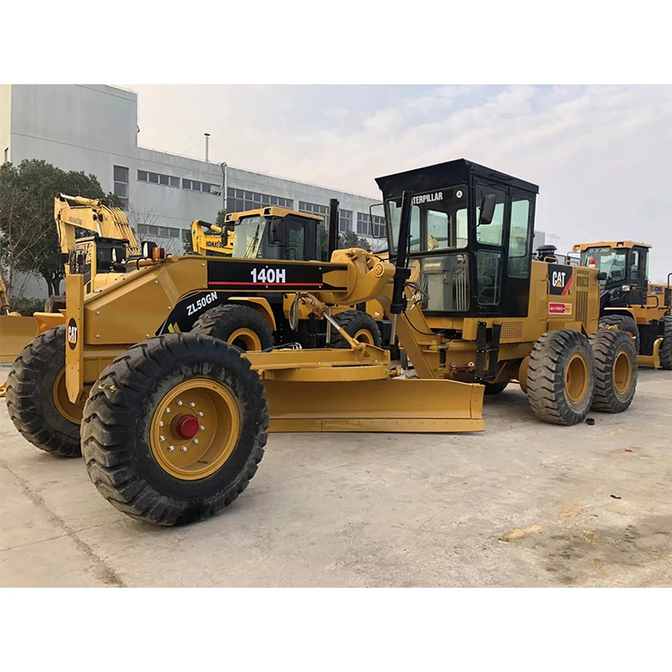 Caterpillar 140H Tracked Blade Motor Graders Ore Gravel Road Grader ...