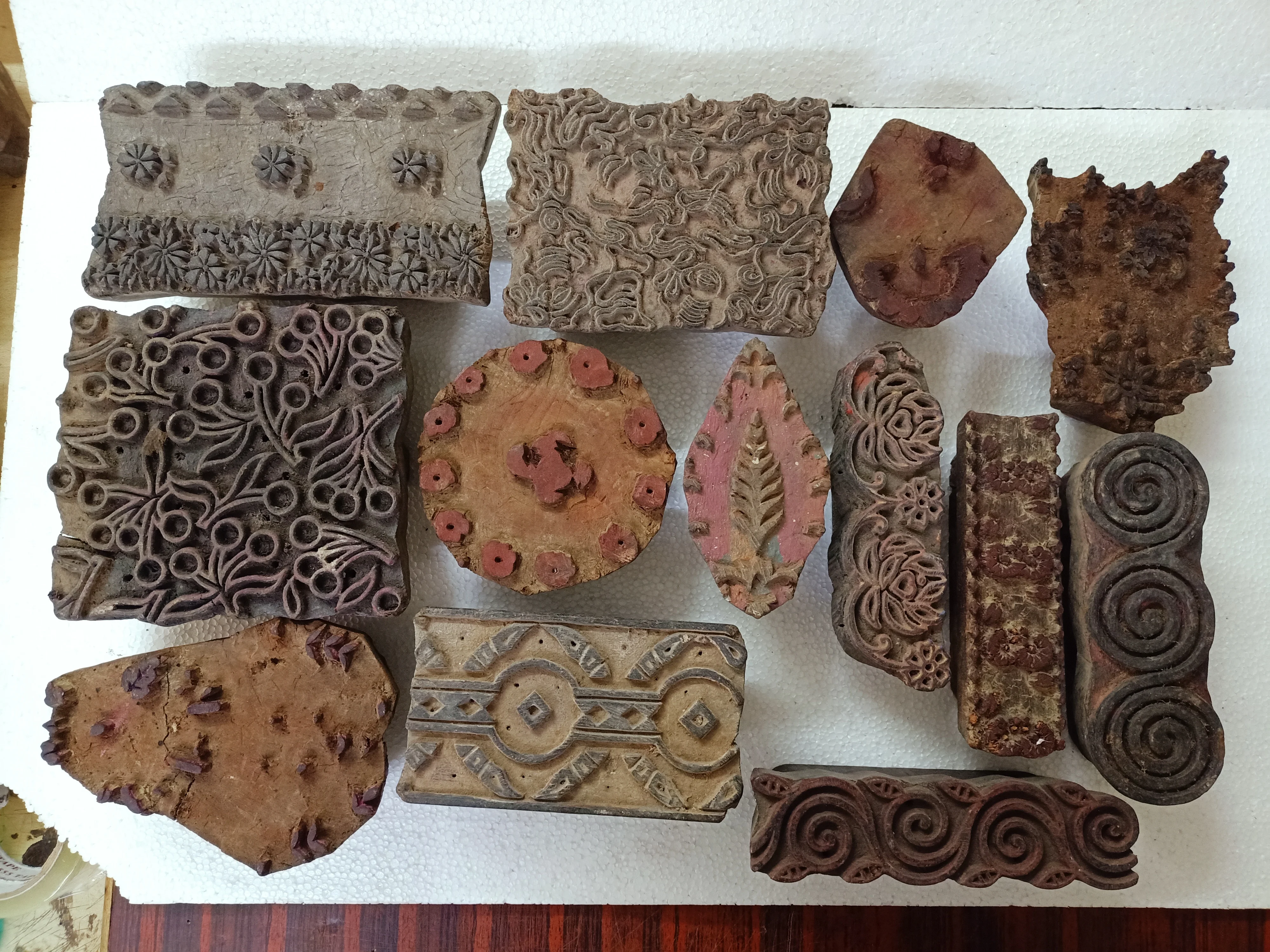 Custom Made Henna and Textile Printing Blocks from Wood