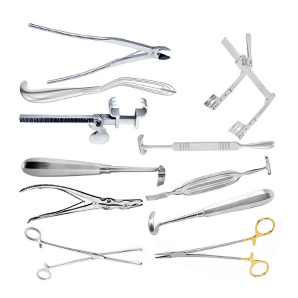 Orthopedic Surgical Instruments - Basic Rib Set for Fracture Surgery