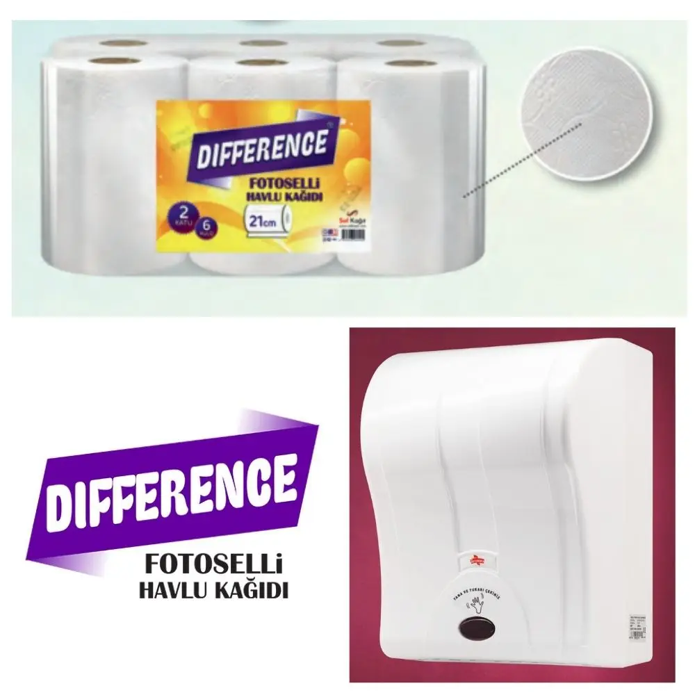 Autocut Roll Paper Towel Difference 2,5 Kg 40 M 21 Cm 6 Rolls Non ...