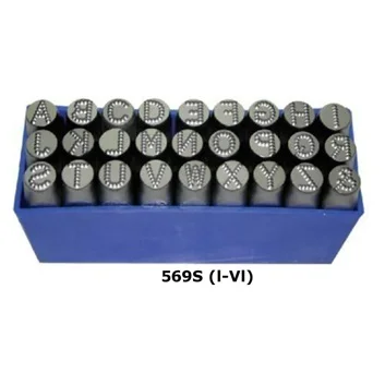 Dotted Punch Set Letter Of 27 Pcs Size: 1/8",3.0mm For Jewelry ...