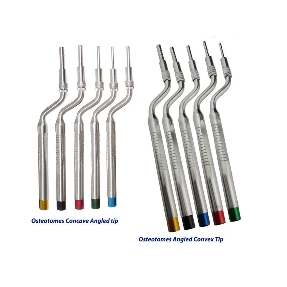 Sinus Lift Offset Concave & Convex Angled Tip Osteotomes Dental ...