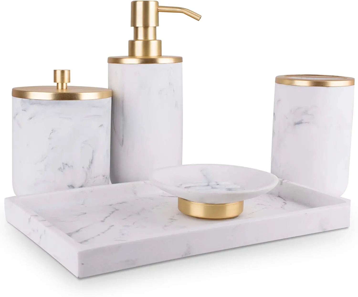 Natural White Marble Stone Bathroom Accessories Set - Buy Bathroom Sets ...
