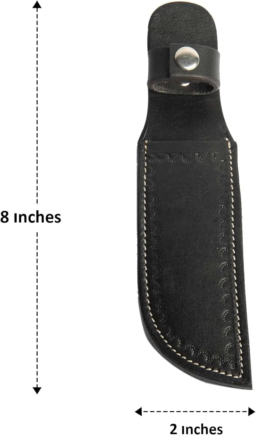 Real Leather Knife Sheaths With Belt Loop Pocket Knife Holder For Belt ...