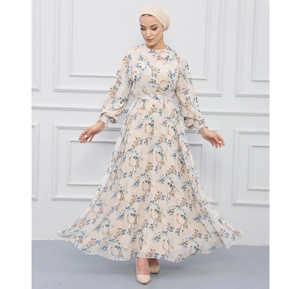 Muslim Women's 2024 New Dignified Ladies Fashion Printed Dresses Long ...