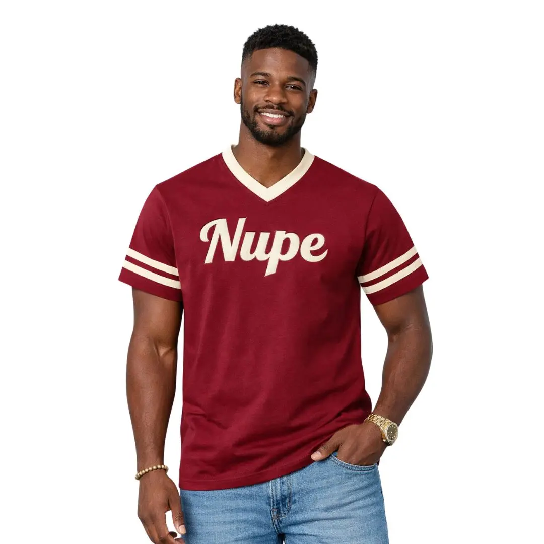 Nupe Kappa Alpha Psi V Neck Baseball Tee True To Size Premium Cotton ...