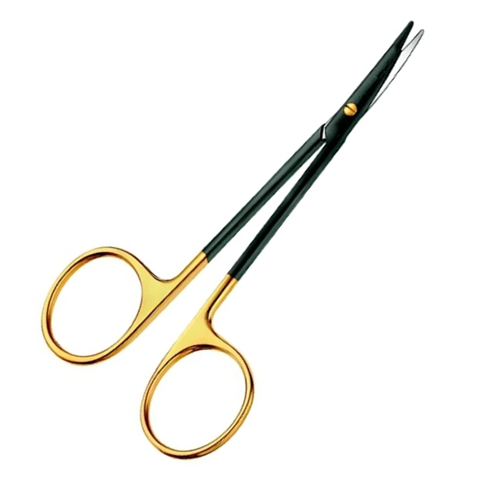 Strabismus Dissecting Scissors Blunt And Curved 4 1/2 Inch High Quality ...