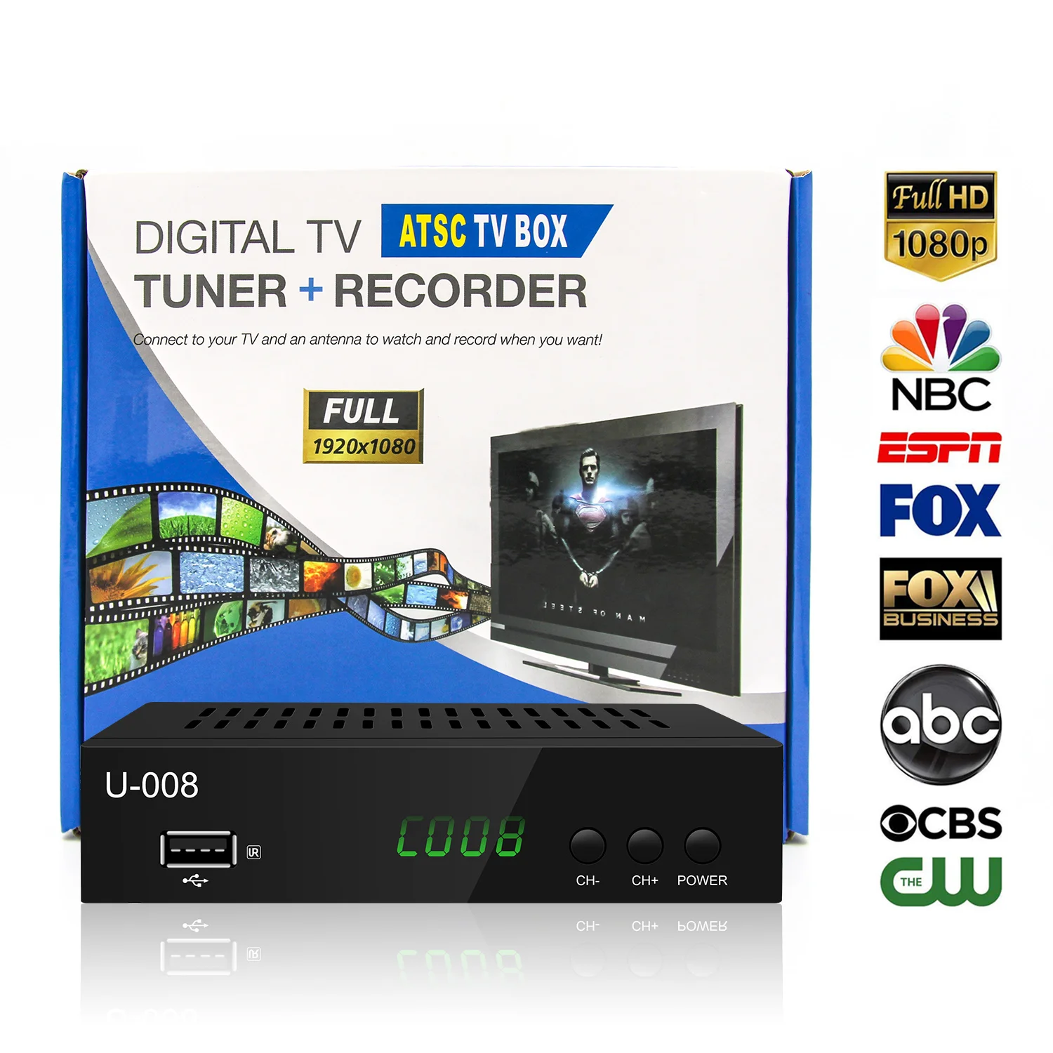 Wholesale Price Free To Air Atsc Tv Box Digital Converter Box With Tv ...