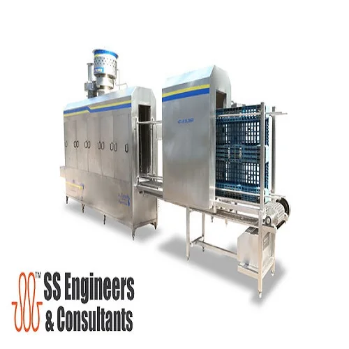 Industrial Automated Pallet Crate Washer Commercial Automated Crate ...