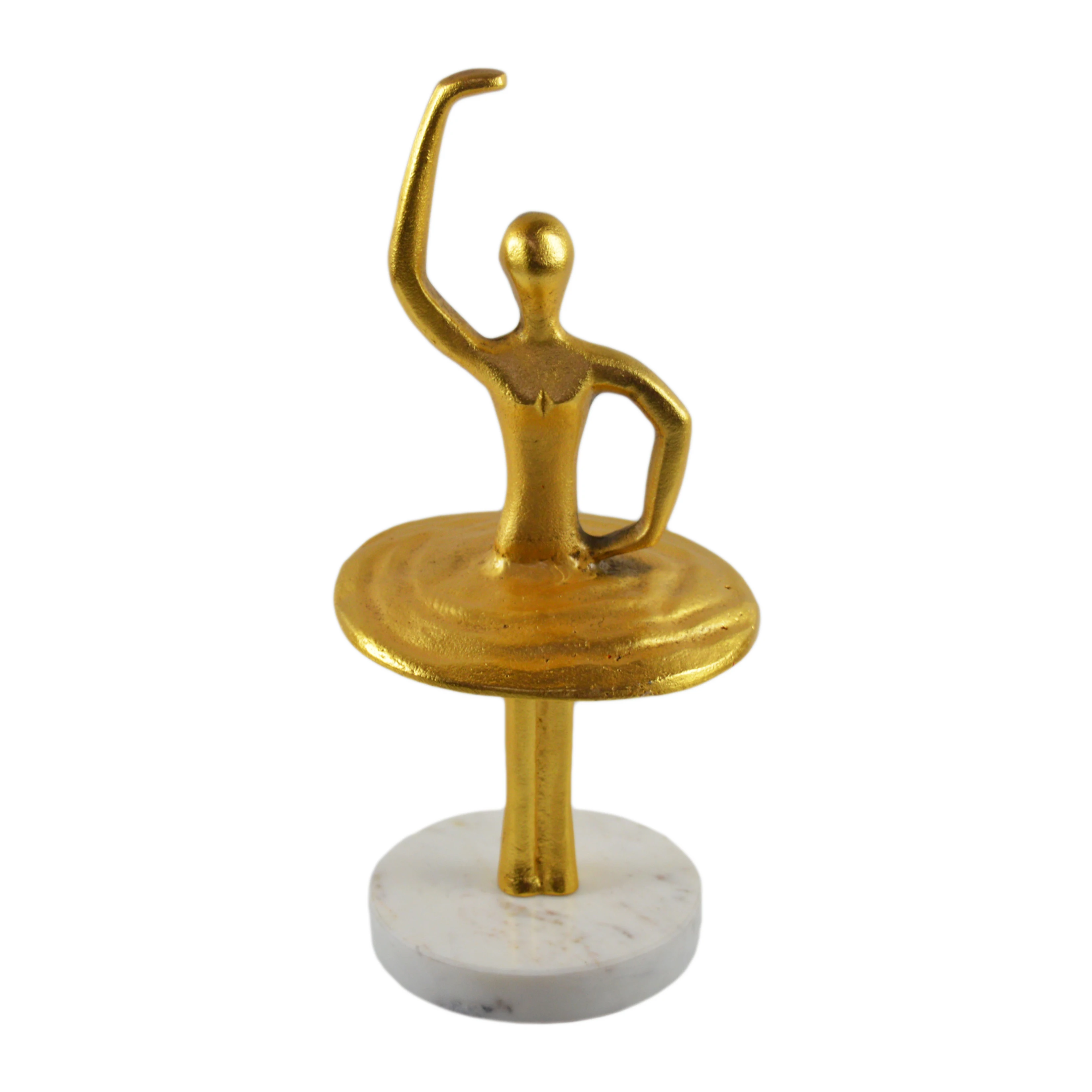 New Releases Multi Color Metal Family Statue With Marble Base Sculpture ...