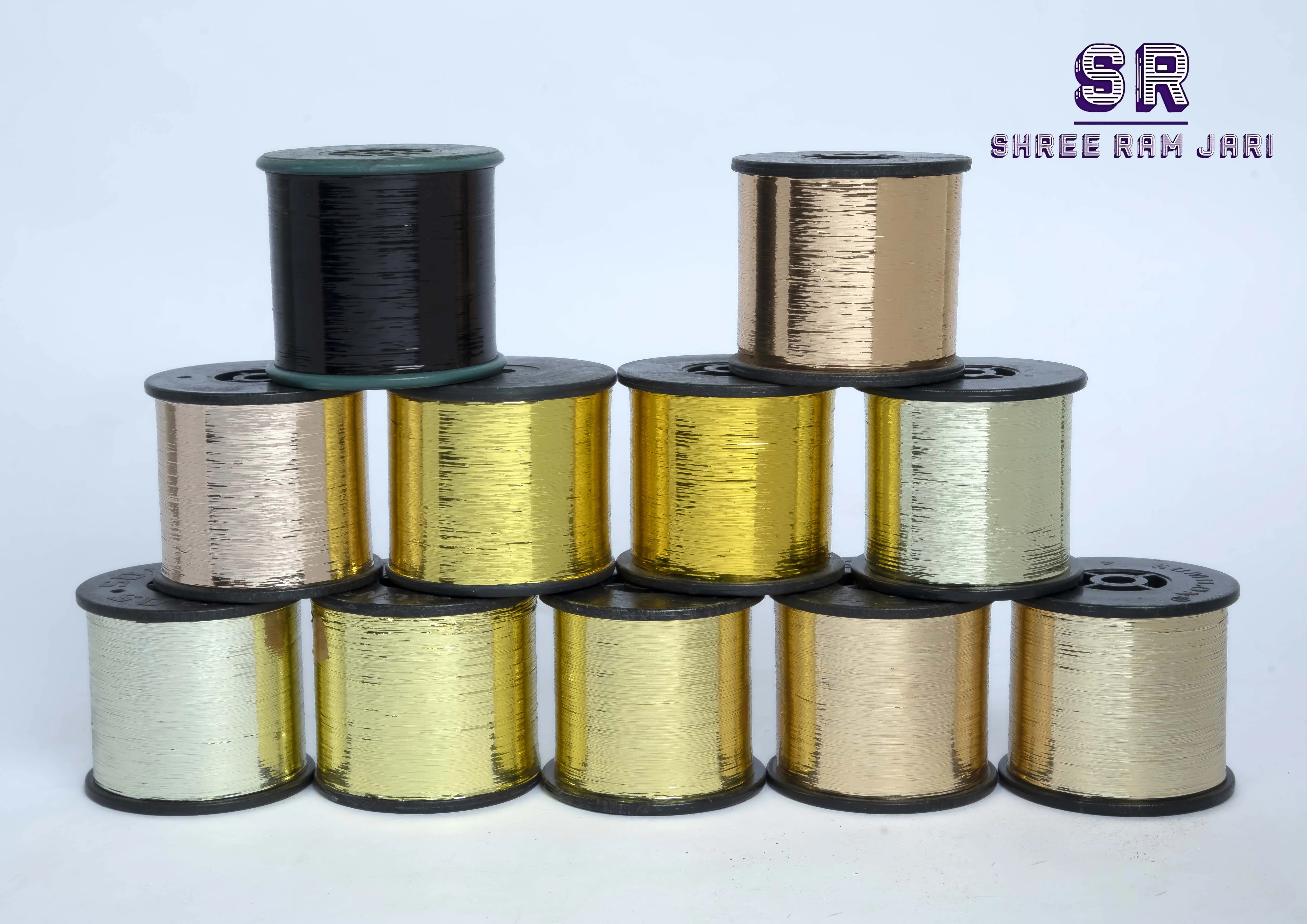 1/32 Size/cut Coloured Metallic For Weaving Flat Knitting M Type ...