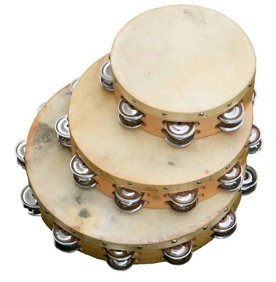 Musical Tambourine Wood Hand Held Drum Round Percussion Gift| Alibaba.com