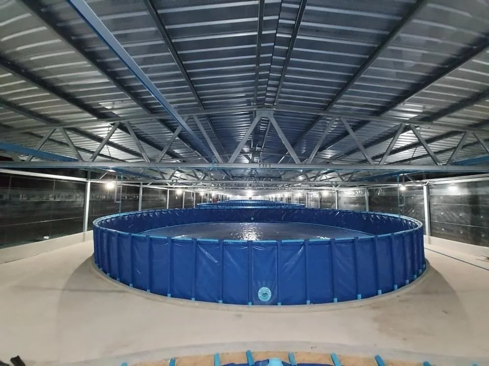 Fish Tank Pvc Foldable Commercial Aquaculture Coated Waterproof Pvc ...