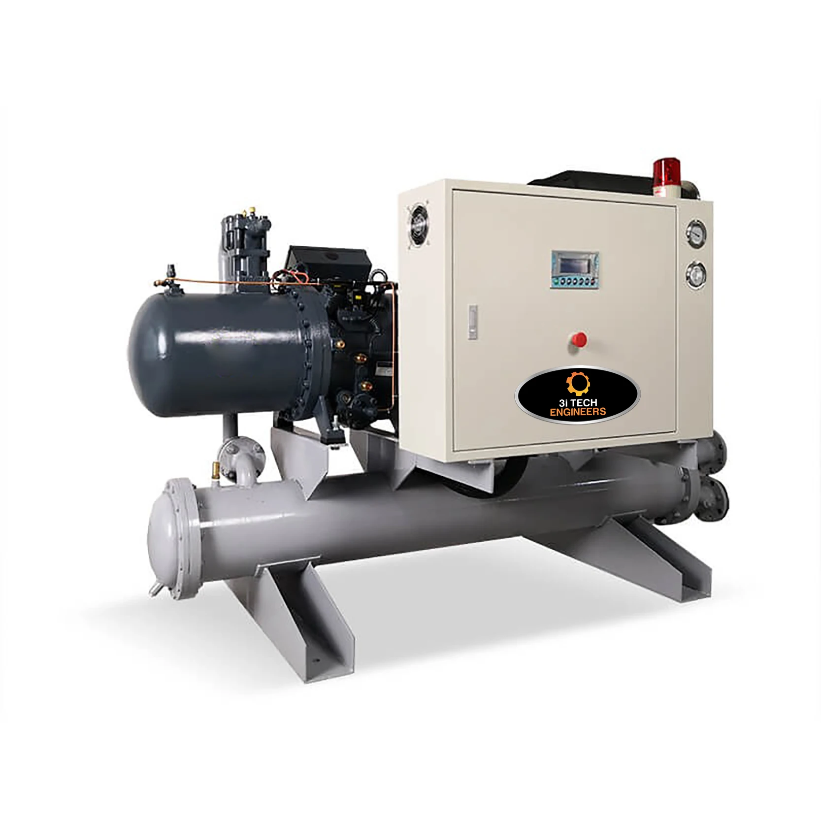Automatic Water Cooled Glycol Chillers Cooling Capacity 25ton Fully ...