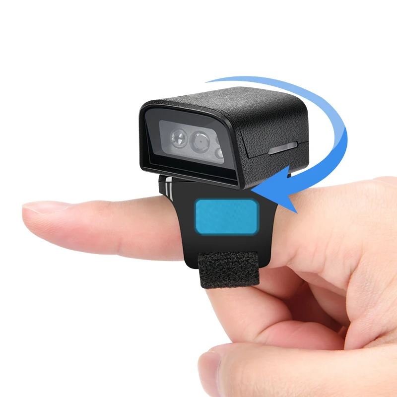 New Arrival Handfree Portable Wearable Finger Ring 2d Barcode Scanner ...
