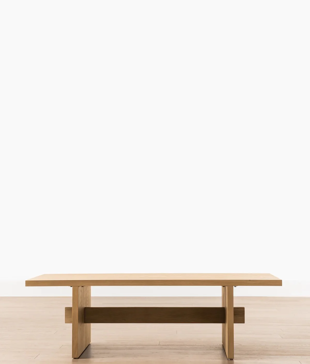 Modern Elegance Wooden Coffee Table Rectangular Shape Natural Wood ...