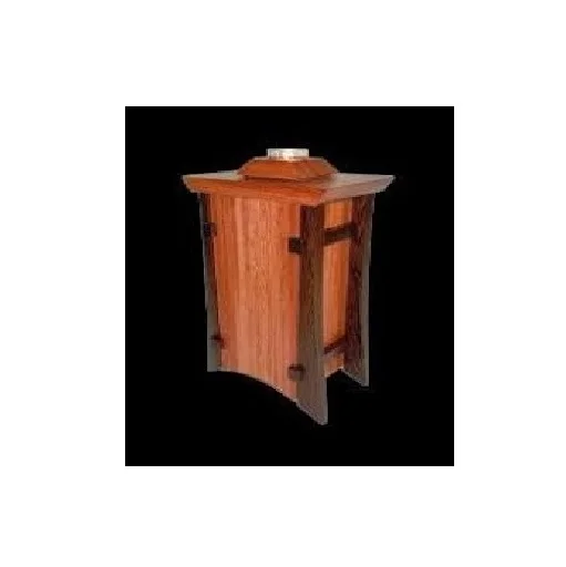 Modern Design Wooden Cremation Urn With Natural Finished Adult Urns for ...