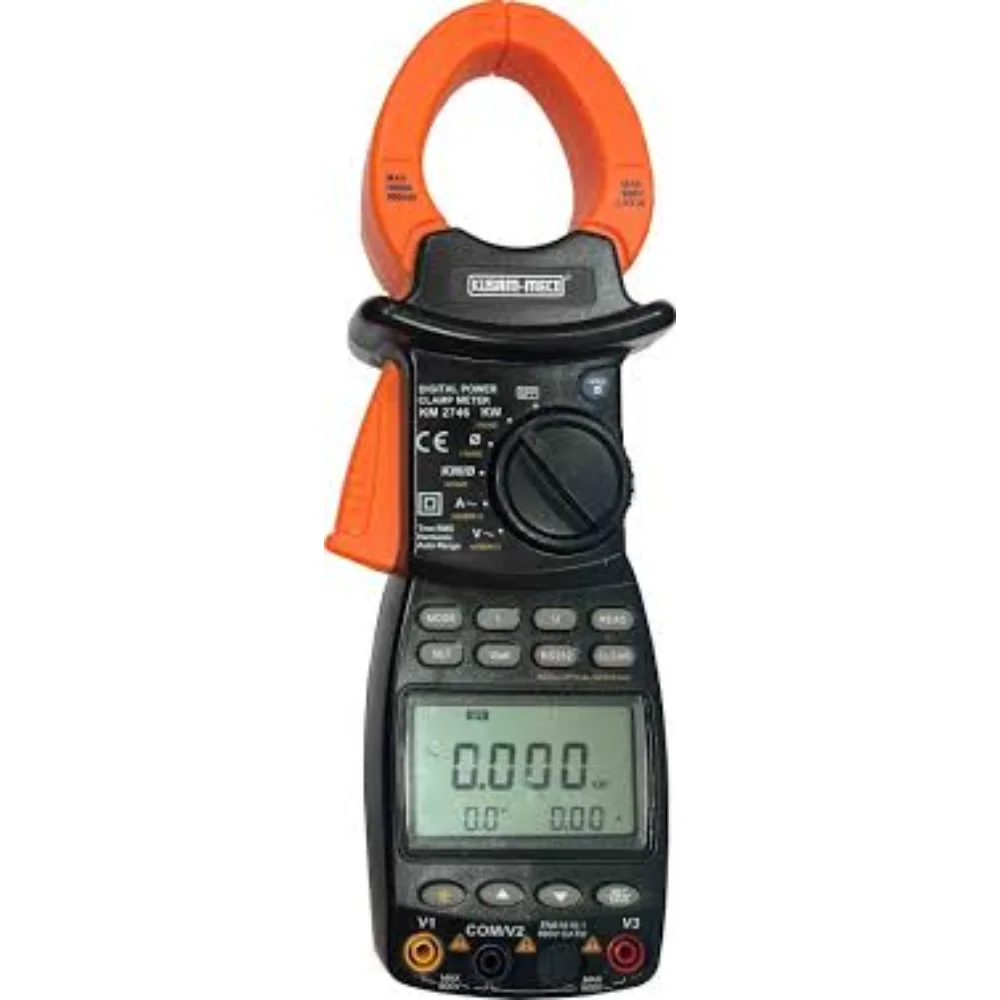 1 Phase And 3 Phase TRMS Power Harmonics clamp meter with PC Interface ...