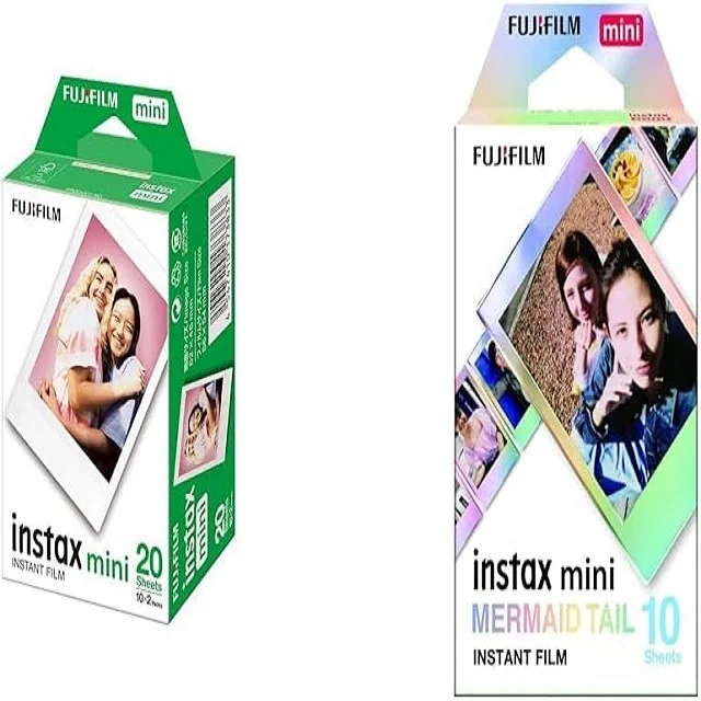 INSTAX Mini Instant Film White Border - 20 Shots per Pack