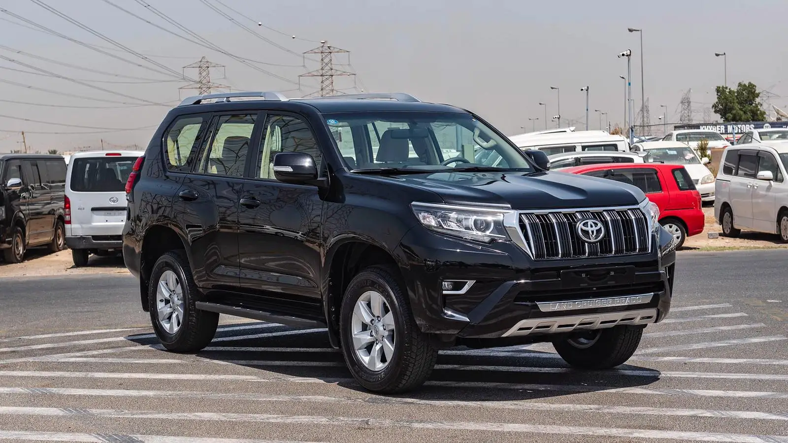 Clean Used Toyota Land Cruiser Prado Matte Black Edition
