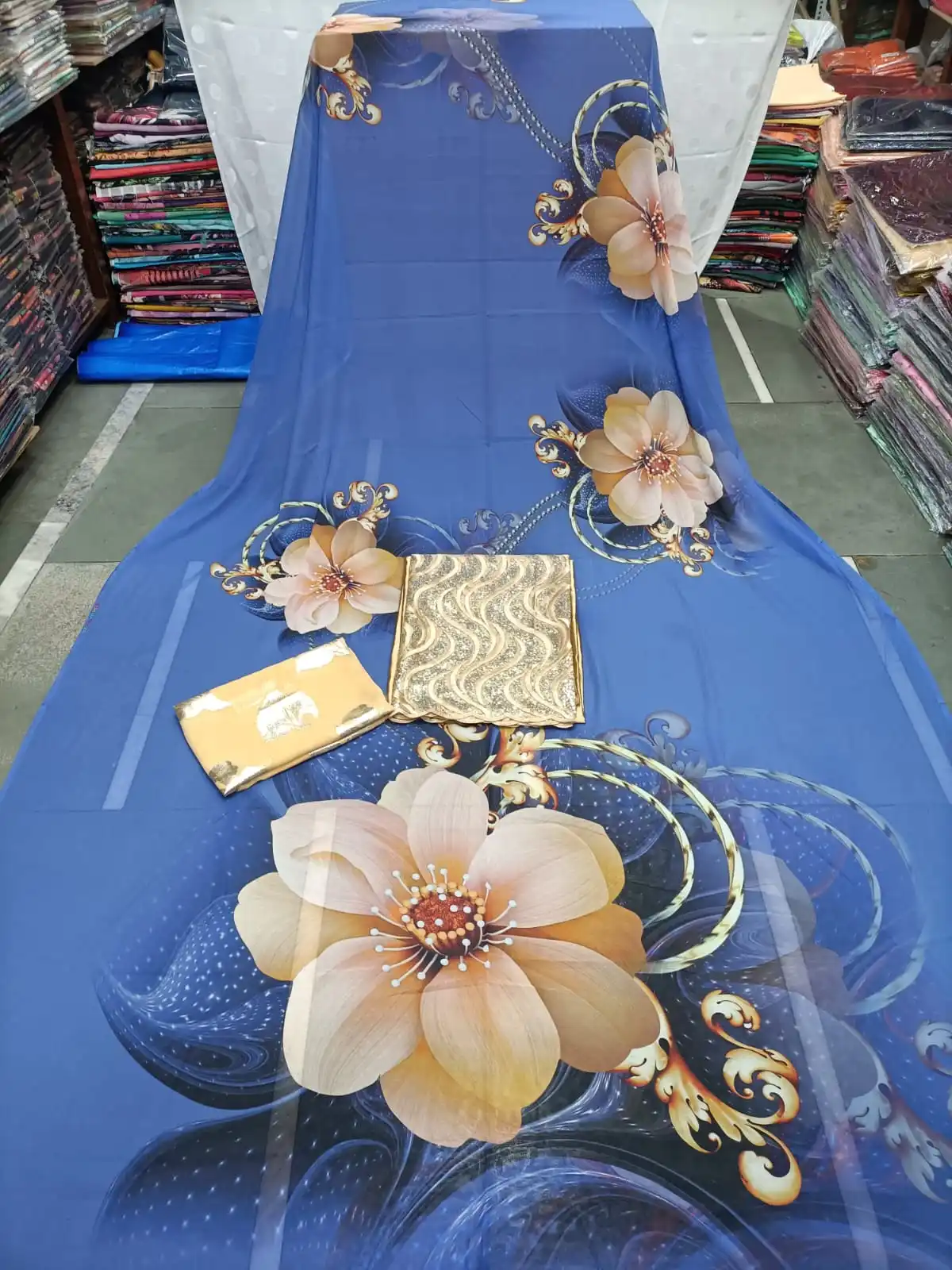 Shop Our Germany Cotton Somali Dirac Set - Swiss Voile Fabric