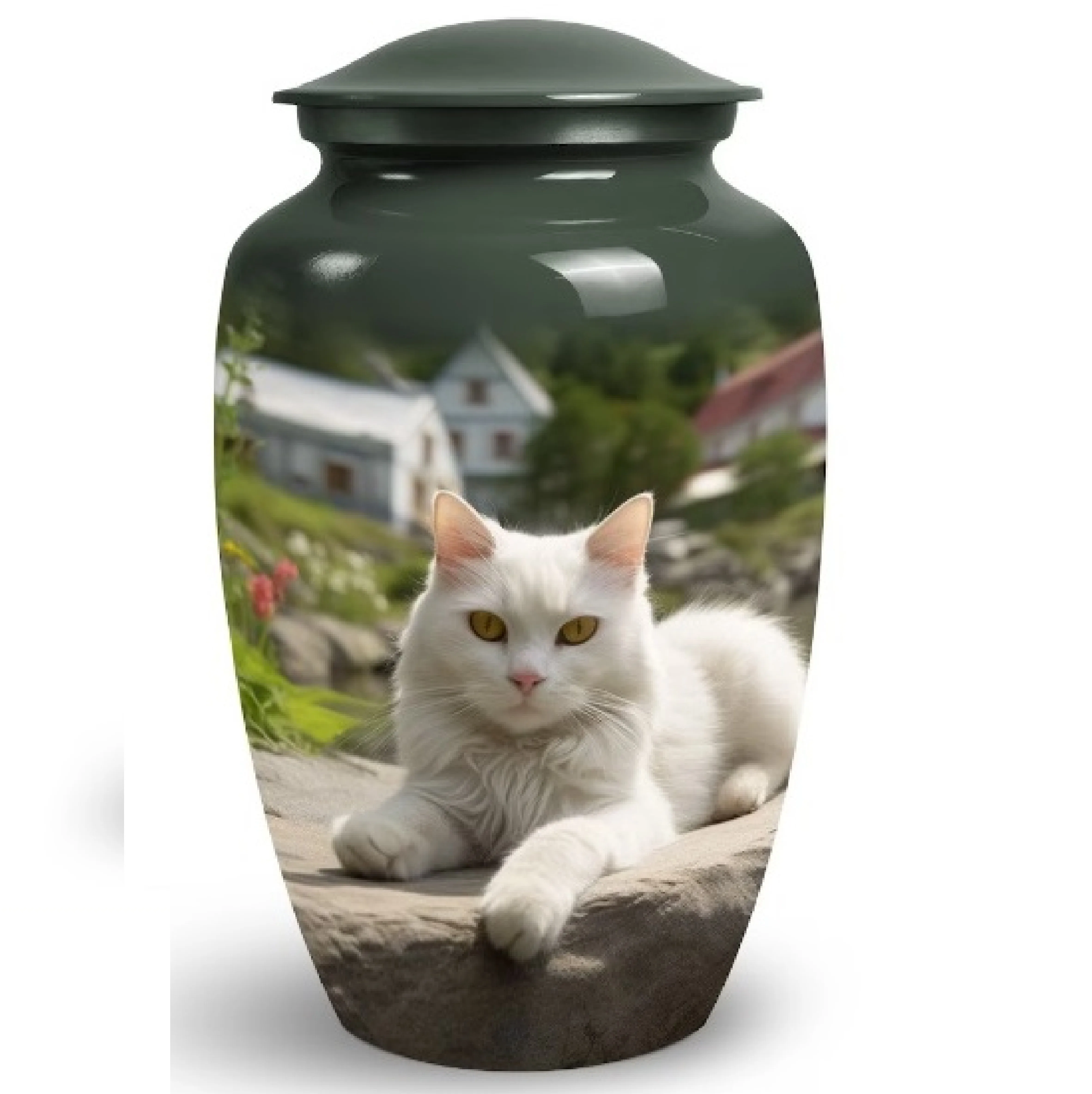 Beautiful Birds Aluminium Cremation Urns Funeral Accessories Metal Urns ...