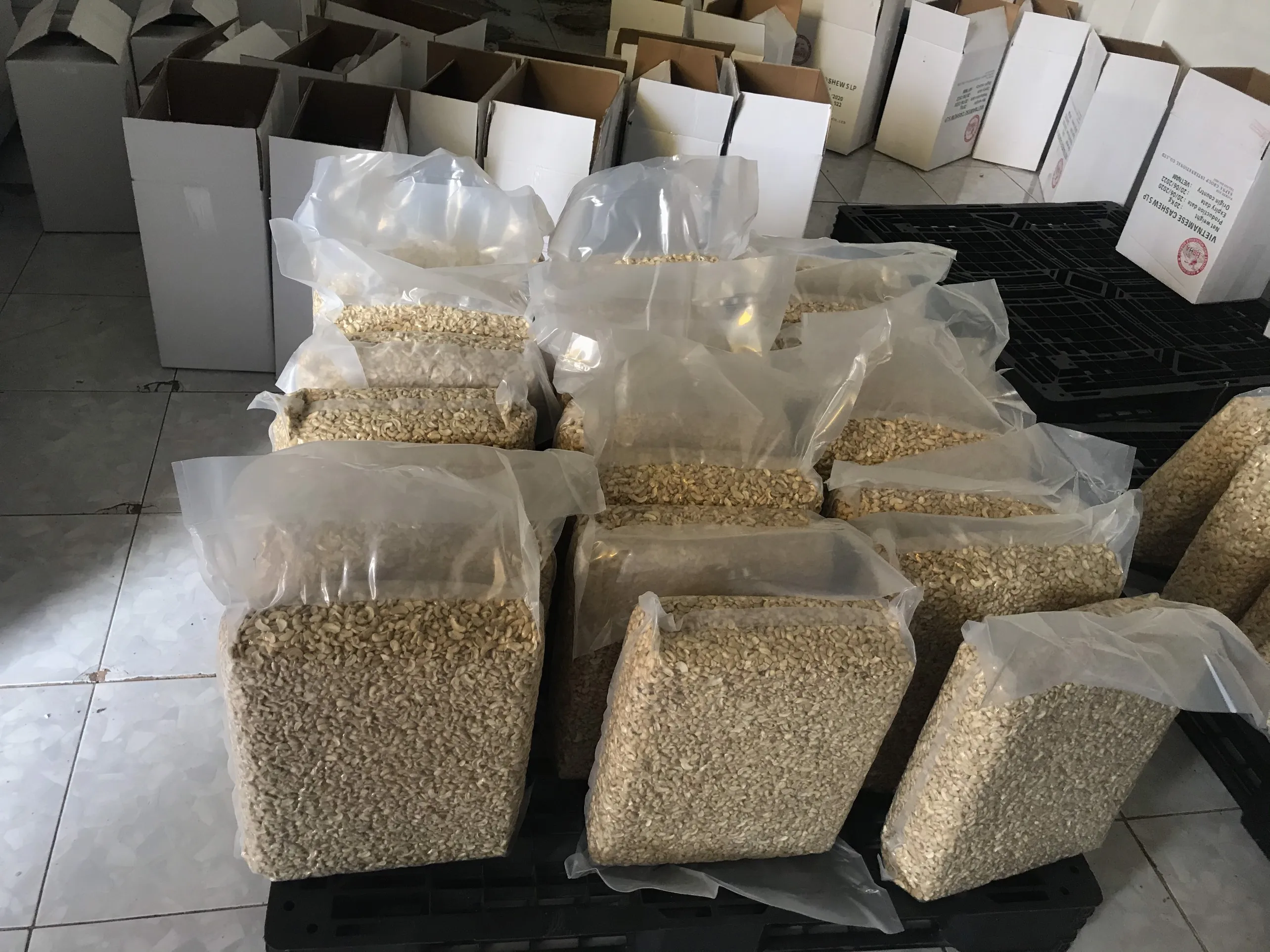 Whole Size Cashews W320 W240 W450 Jumbo Size Cashews 100% White Cashew ...