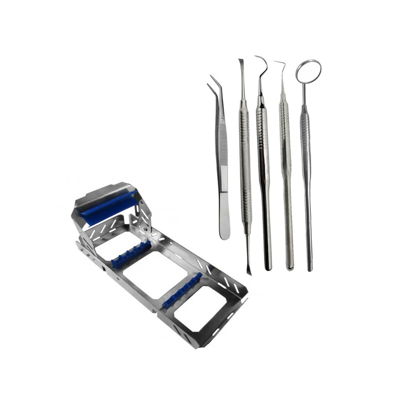 Basic Dental Examination Kit of 3 Pcs High Quality Stainless Steel of ...