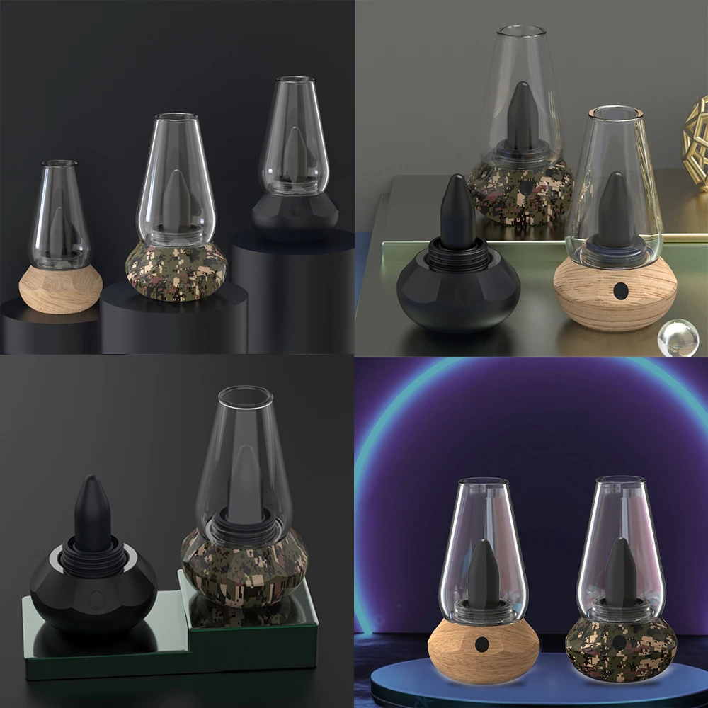 Anho Deluxe Tabletop Hookah Complete Set With Glass Bowl Zencoduo ...