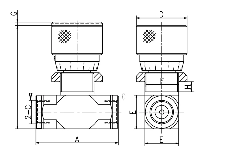 Hydraulic Valve Stb Bi-directional Flow Restrictor For Machinery - Buy ...