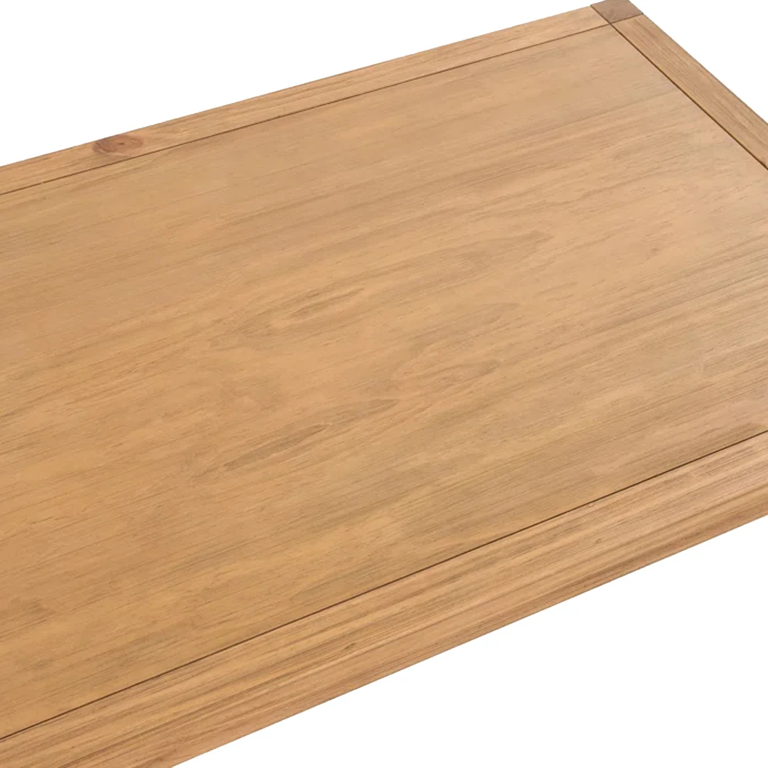 Teak Solid Wood Coffee Table With Rectangular Top Table And Rectangular Legs Angular Design ...