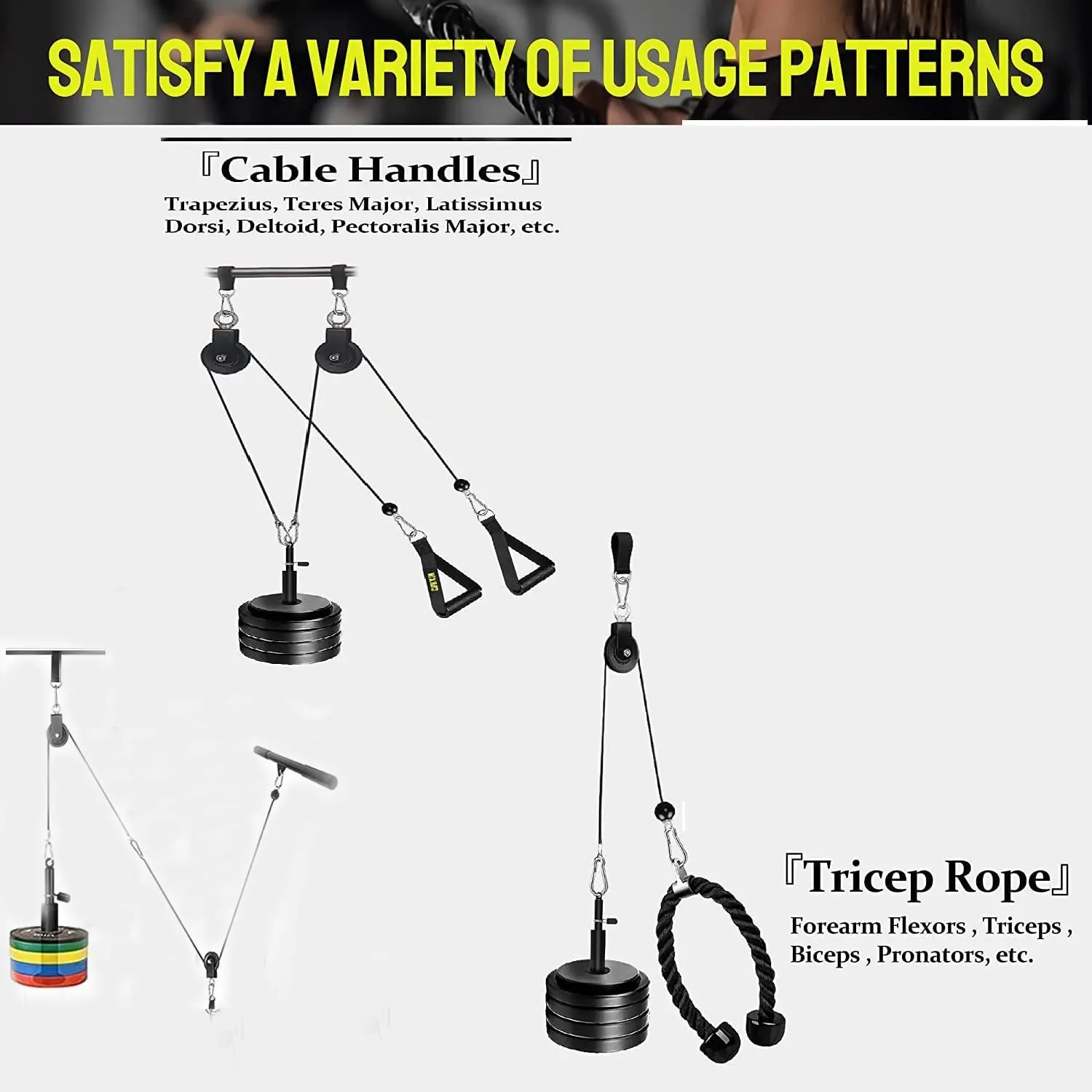 IRIS Fitness Lift Pulley System - Upgrade Your Gym Gear