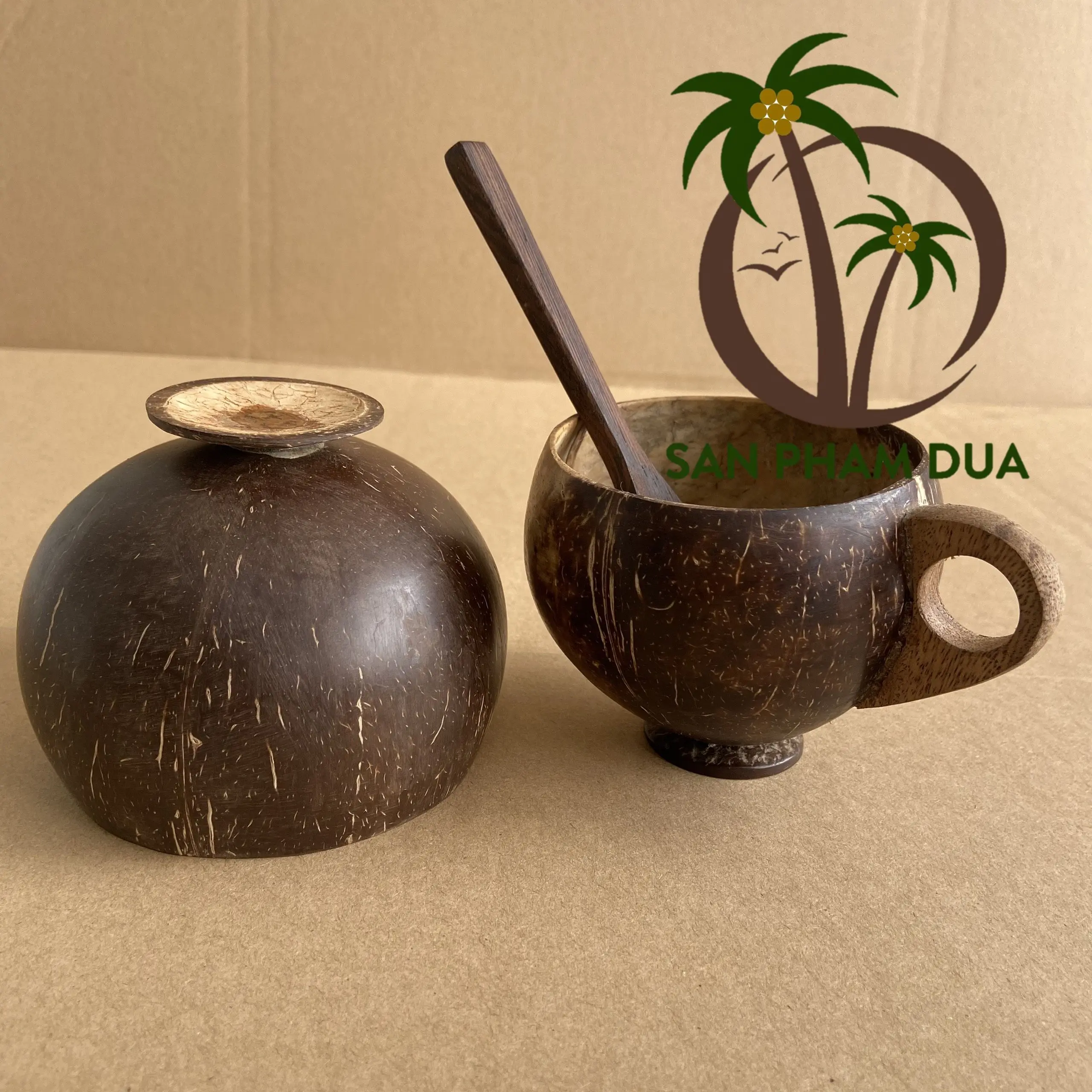 Drinking Coconut Cup Mini Coconut Shell Cup/ Handicraft Coconut Shell ...