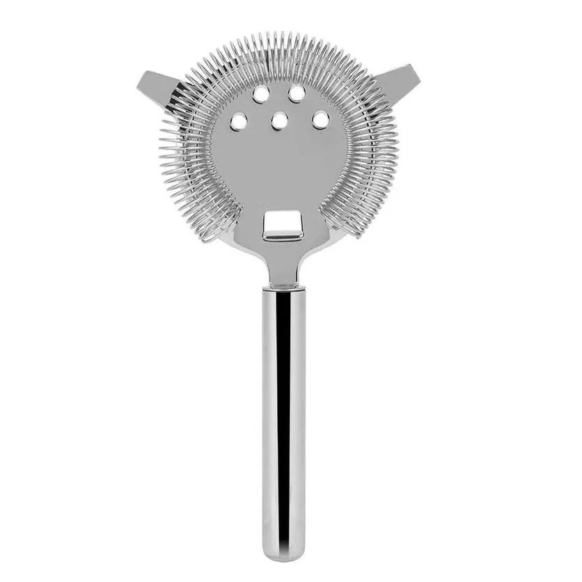 2025 Silver Color Metal Fine Mesh Cocktail Strainer Fancy Design for ...