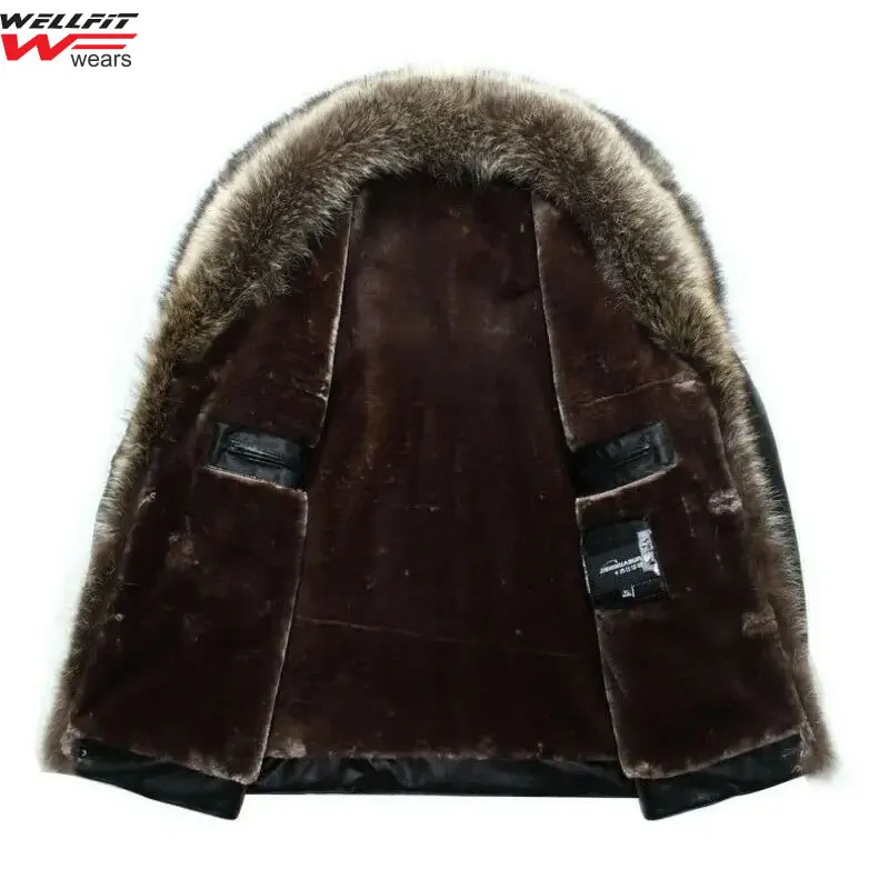 Sheepskin Dunkirk Shearling Bane Aviator Fur Bomber Coat Leather Jacket ...