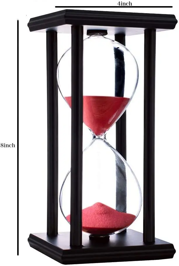 Calvin Handicrafts" 10inches Beautiful Sand Timer With Red Sand ...