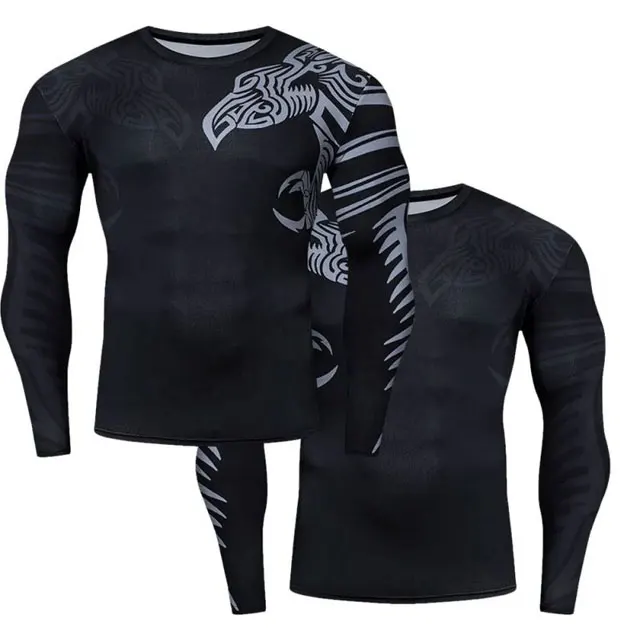 Custom Made Design Your Own Sublimated Rash Guards Long Sleeve Rash ...
