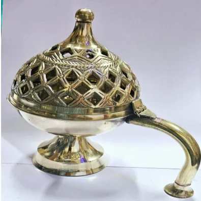 Brass Loban Dan Dhoop Dhani Home Pooja Mandir Decoration - Buy Brass ...