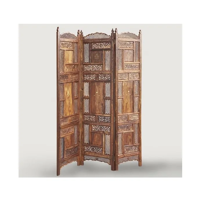 Traditional Indian Hand Carved Partition Wall For Living Room ...