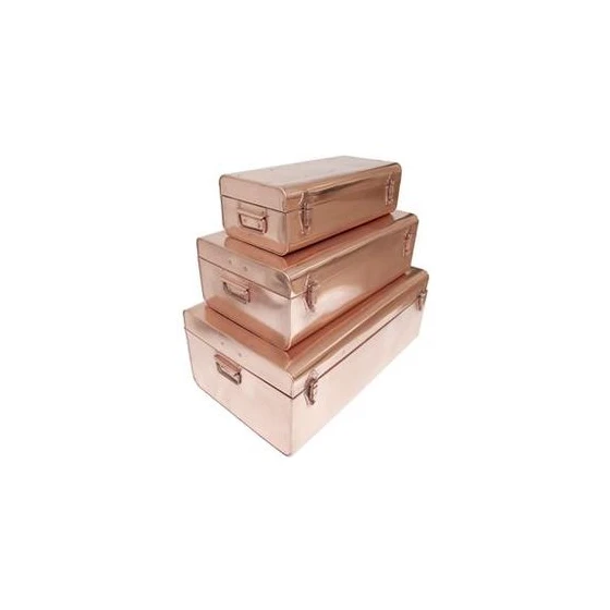 Storage Boxes Big Size/storage Boxes Bins /metal Box Metal Trunk Home ...