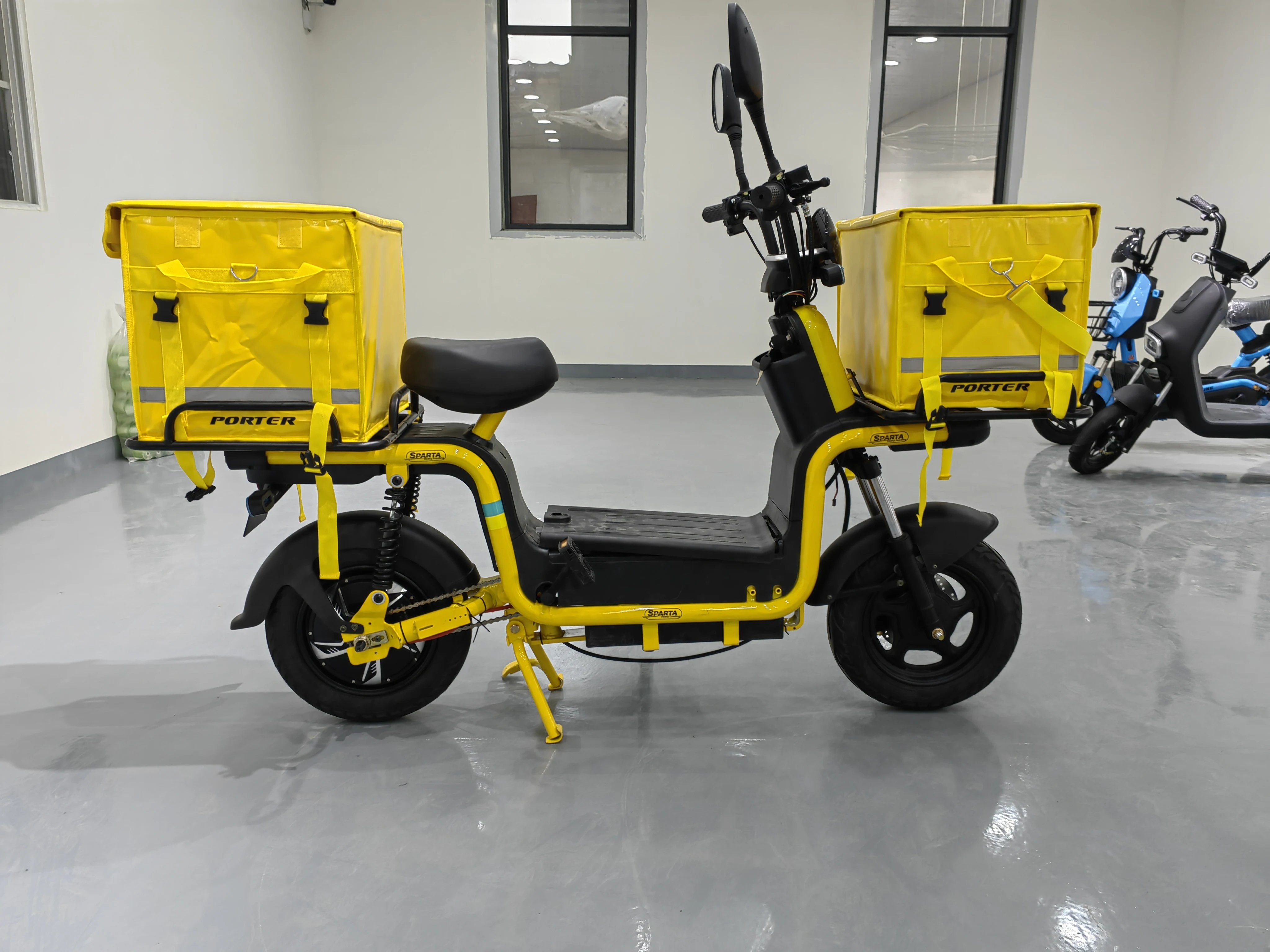 High Quality 350w 48v Cargo E Bike 20 Inch Steel Frame Electric Food ...
