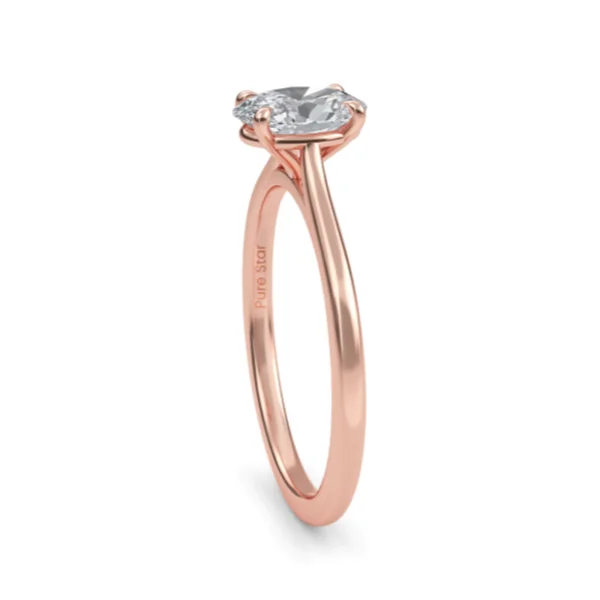 Charlie Igi Certified 2 Carat Oval Lab Grown Diamond Ring Classic ...