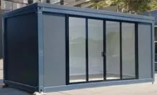 40ft Prefab Container House with Solar Panel Roof Hybrid Grid ...