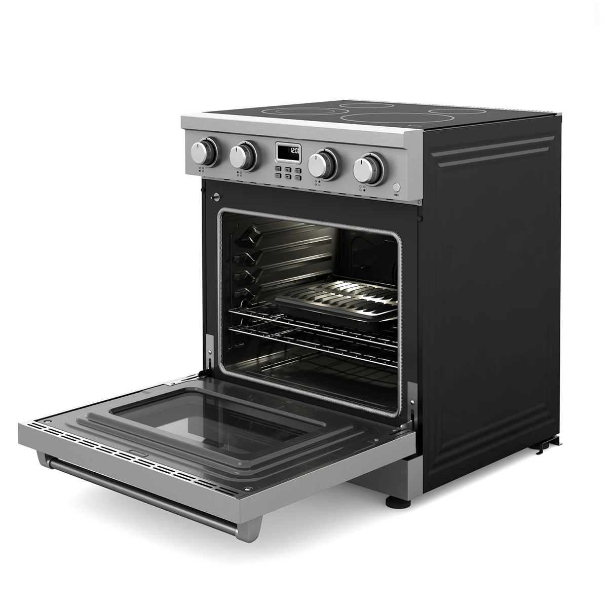 Hyxion 30 Inch Electric Stove with Oven - Professional Cooking