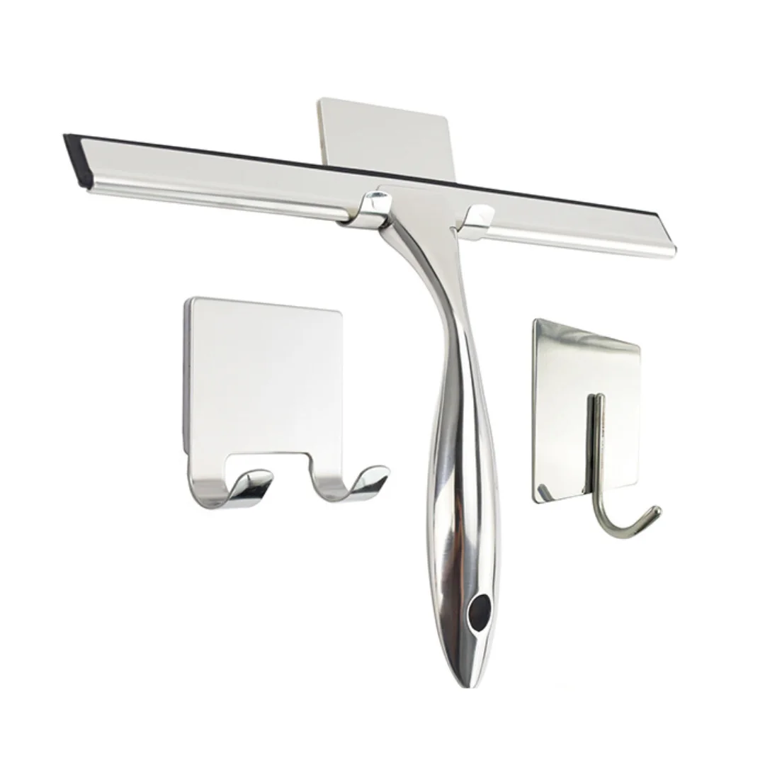 All-purpose Stainless Steel Shower Squeegee For Shower Doors With 2 ...