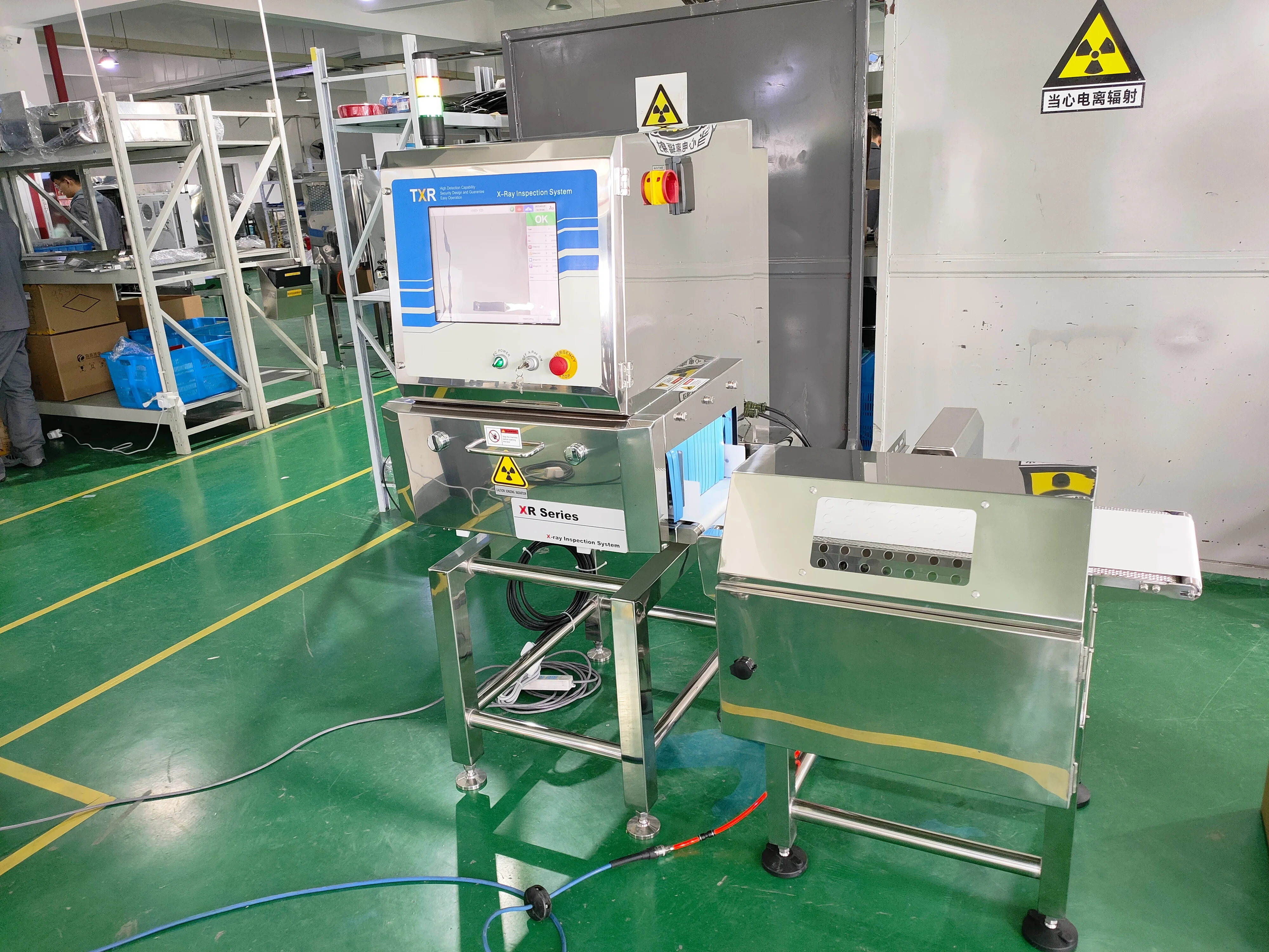 Standard Type X-ray Inspection System For Bulk Product Series Metal ...