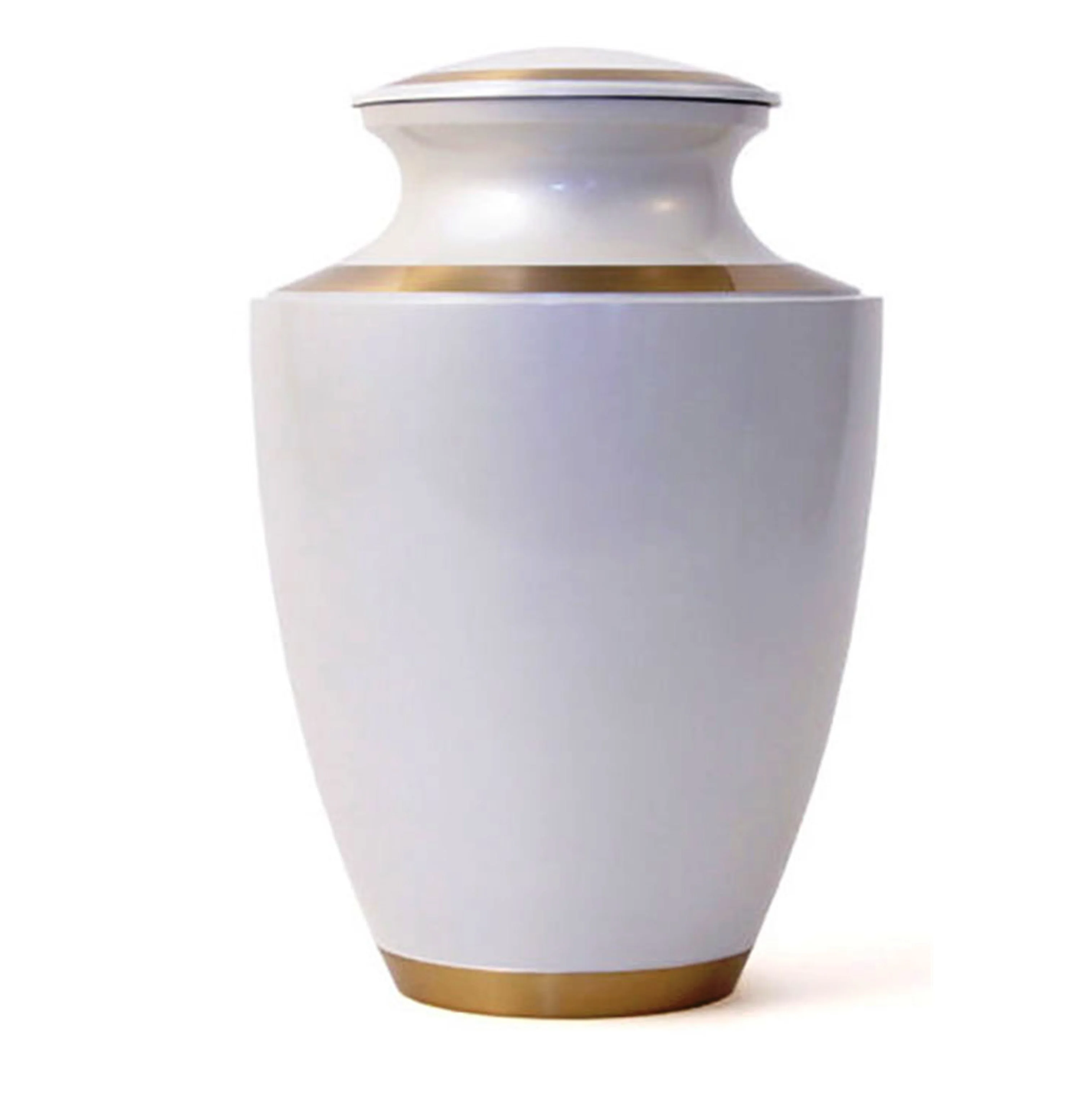 Modest Series Elite Cloud Green & Silver Cremation Urn For Human Ashes ...