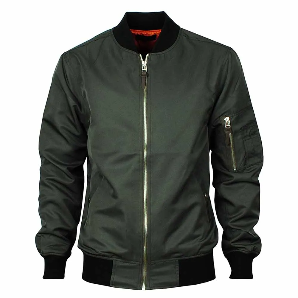 Plus Size Quick Dry Men High Street Bomber Jacket Comfortable Wear ...