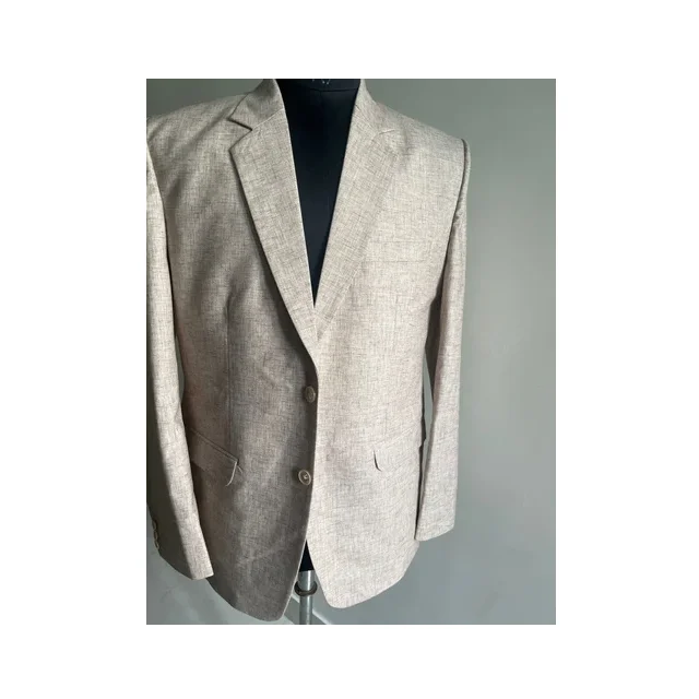 Best Deal 2024 Men Linen Coat 220 Gsm With Full Sleeves Plain Pattern ...